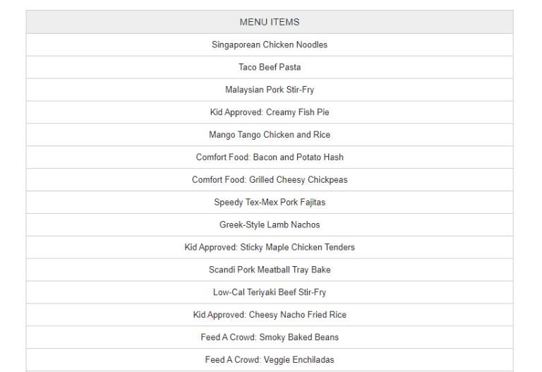 Dinnerly Menu Prices Australia 2024 - Restaurant Menu Prices Australia
